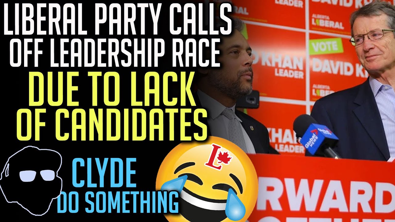 Nobody Wants to be Liberal Party Leader in Alberta - Race Closes with ...