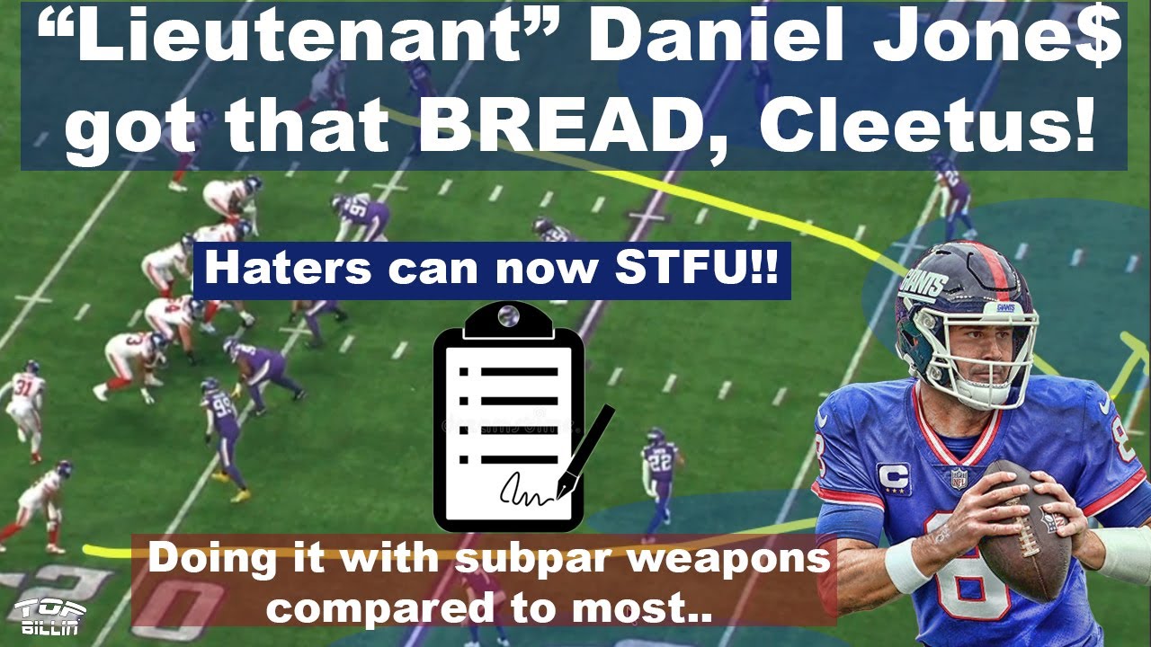 NY Giants: Lieutenant Daniel Jones GOT that LOOT! | Haters can now STFU ...
