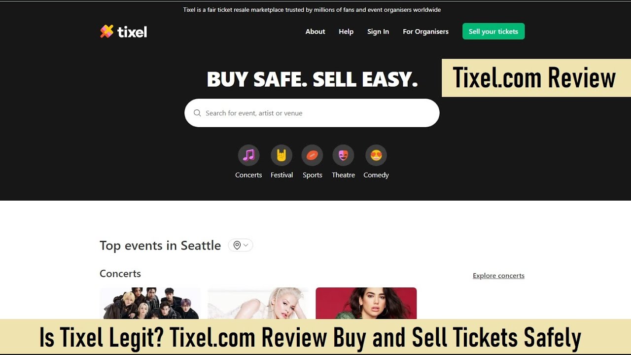 Is Tixel Legit? Tixel Review Buy and Sell Tickets Safely - YouTube