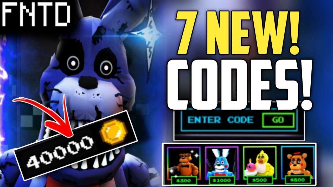 *UPDATE! FNTD CODES* FIVE NIGHTS TOWER DEFENSE CODES - ROBLOX CODES FOR ...
