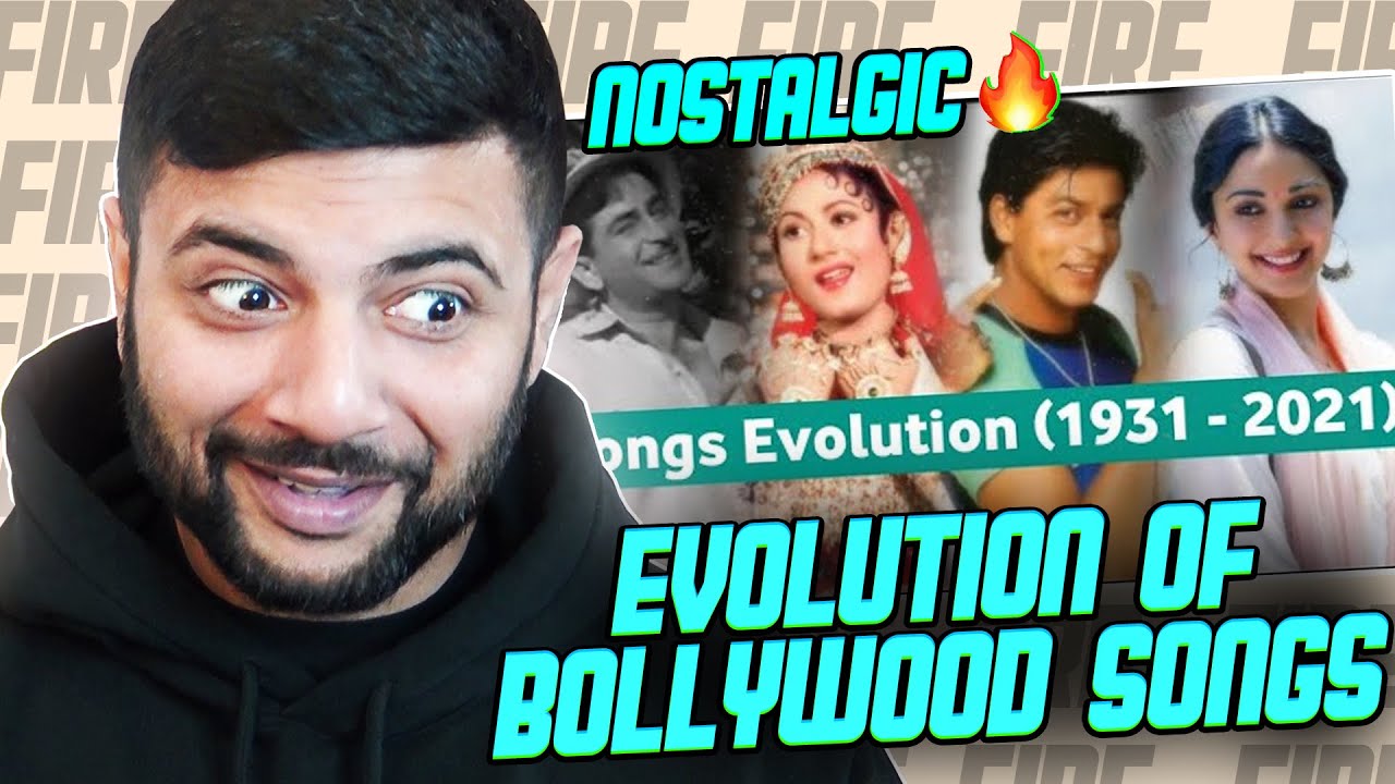 EVOLUTION OF BOLLYWOOD SONGS FROM 1931 - 2021 REACTION - YouTube