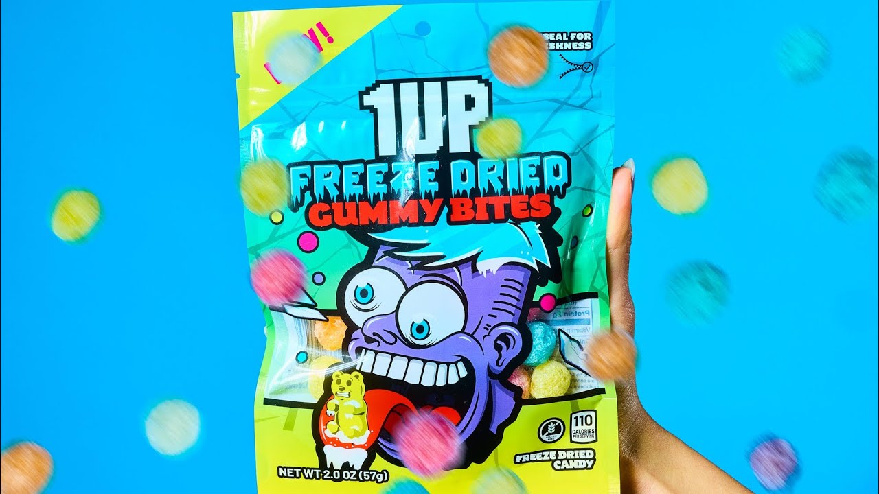Trying FaZe Rug’s 1UP Freeze Dried Gummy Bites Candy with Shane. - YouTube