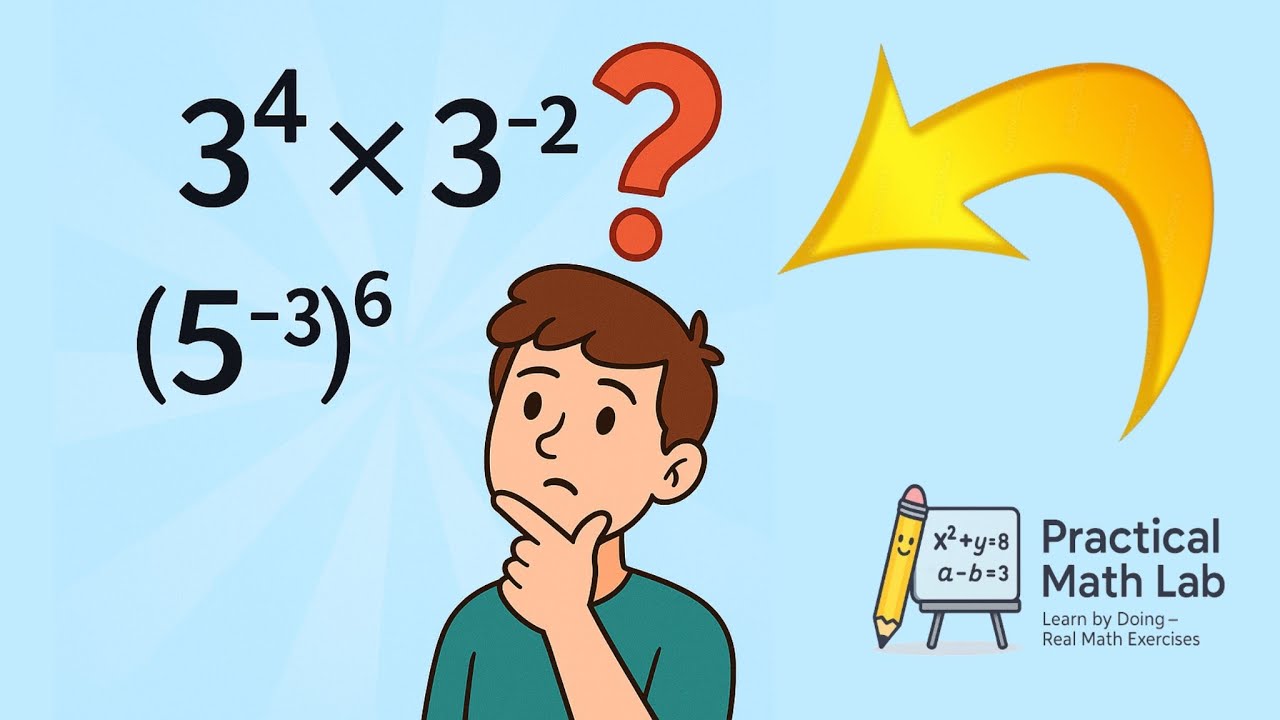 🚀 Negative exponents made easy: learn now! - SAT - YouTube