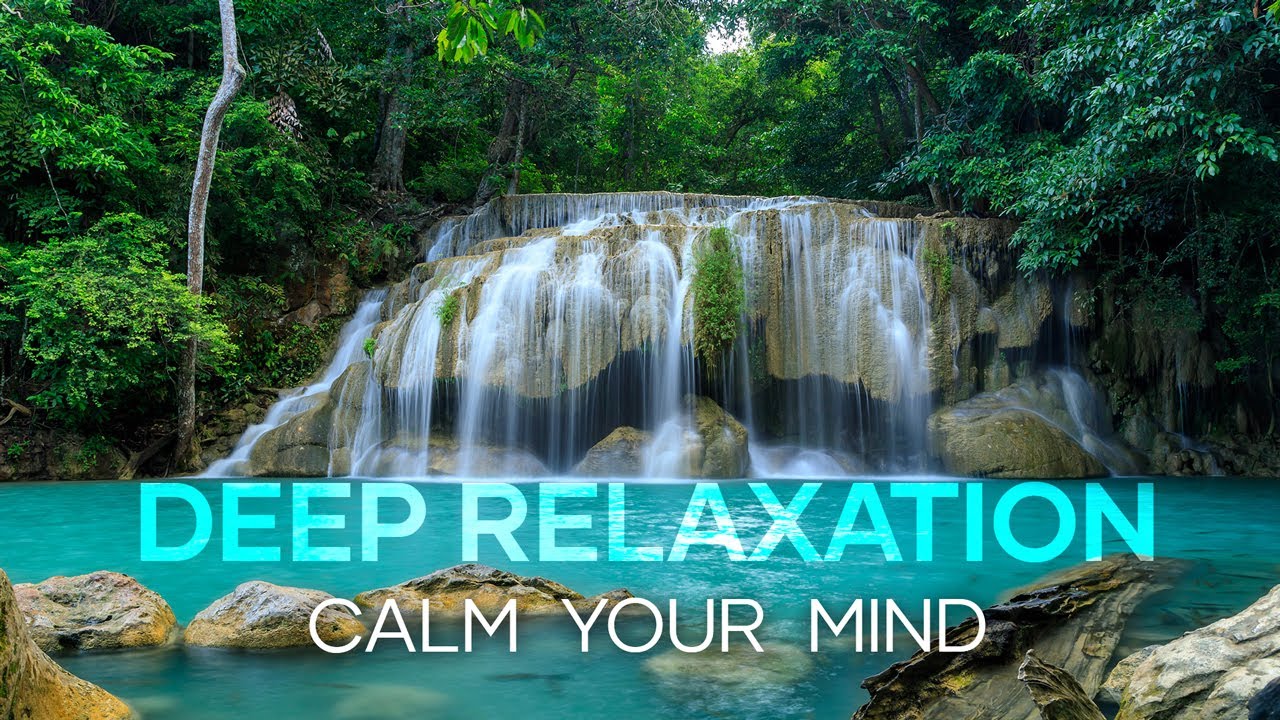 Experience DEEP RELAXATION with Nature Meditation Music and Waterfall ...