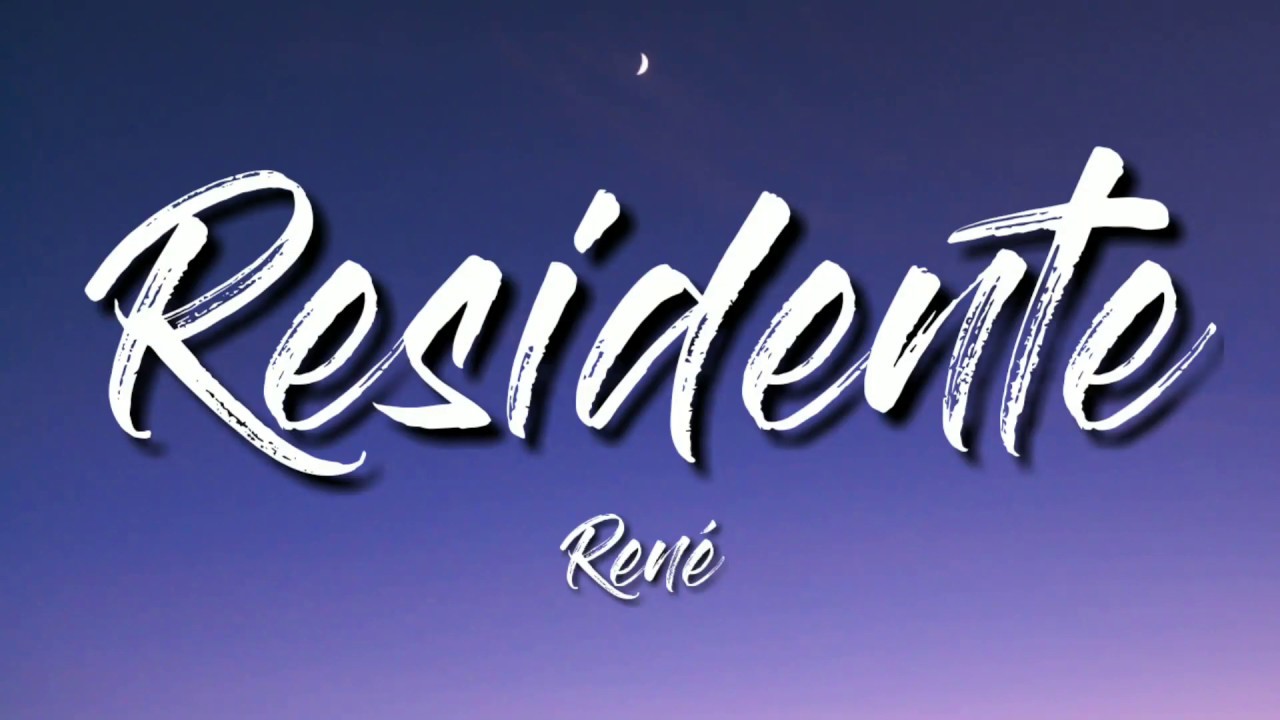 René - Residente (Letra/Lyrics) - YouTube