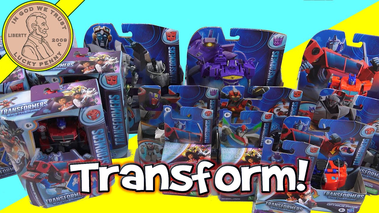 Transformers EarthSpark Action Figures Deluxe Bumblebee & Shockwave ...