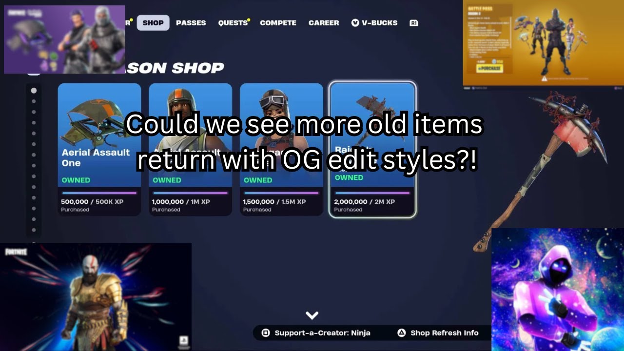 FORTNITE ARE BRINGING BACK OG ITEMS?! - YouTube