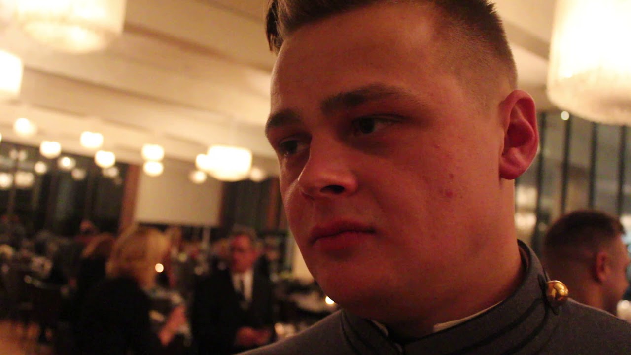 Army Football Captain John Voit, Comments at 2017 Awards Banquet - YouTube