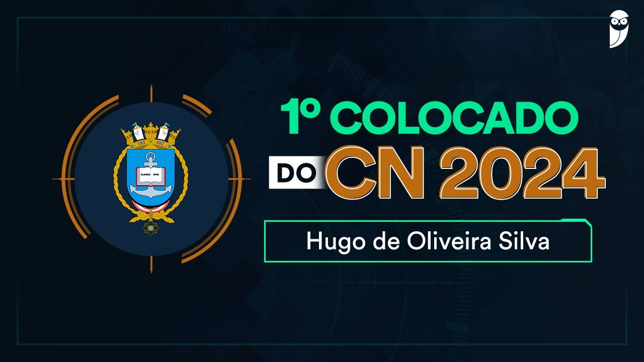 Entrevista com o 1º classificado CN 2024 - Hugo de Oliveira Silva - YouTube