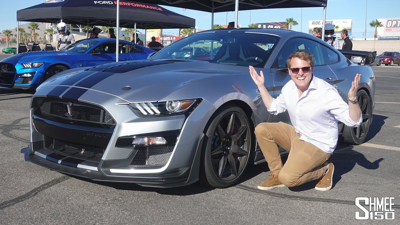 NEW SHELBY GT500 First Drive and 10.7s 1/4 Mile Drag Strip! - YouTube