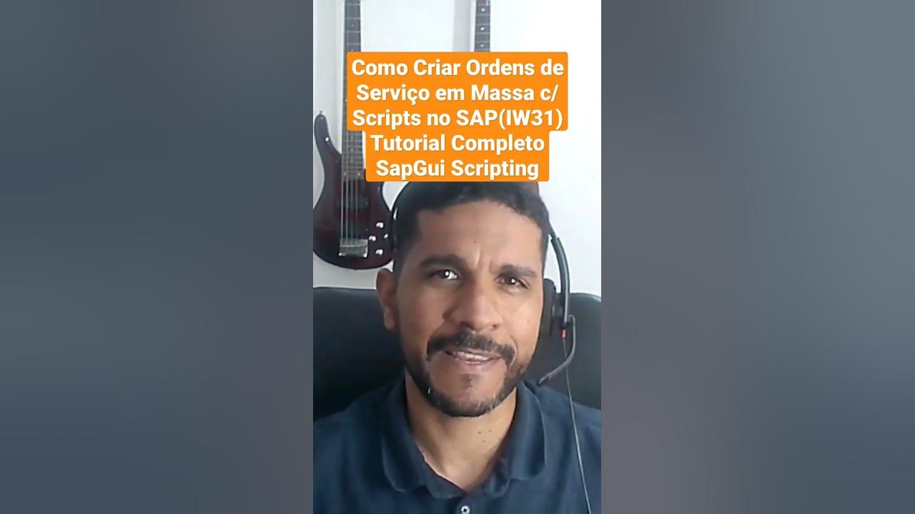 21 Como Criar Ordens De Serviço Em Massa Cscripts No Sapiw31 Tutorial Completo Sapgui