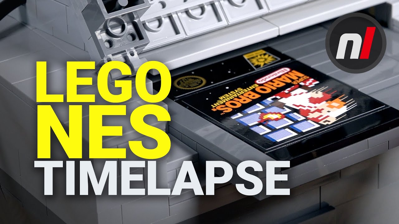LEGO Nintendo Entertainment System Simultaneous Timelapse Build - YouTube