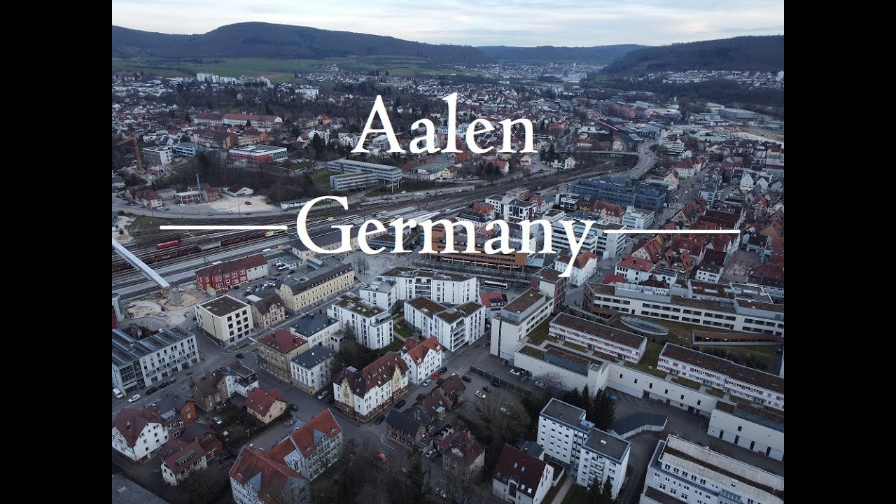 Aalen - Germany by drone 4K - YouTube