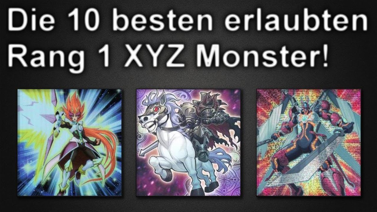 Yu-Gi-Oh! | Top 10 Rang 1 XYZ Monster! - YouTube