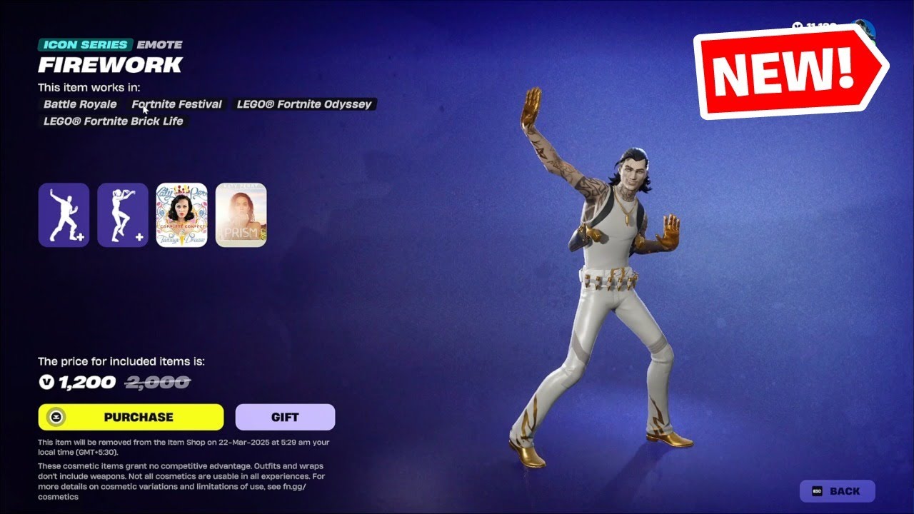 Fortnite NEW Firework Emote and Roar Emote (Icon Series) in Fortnite ...