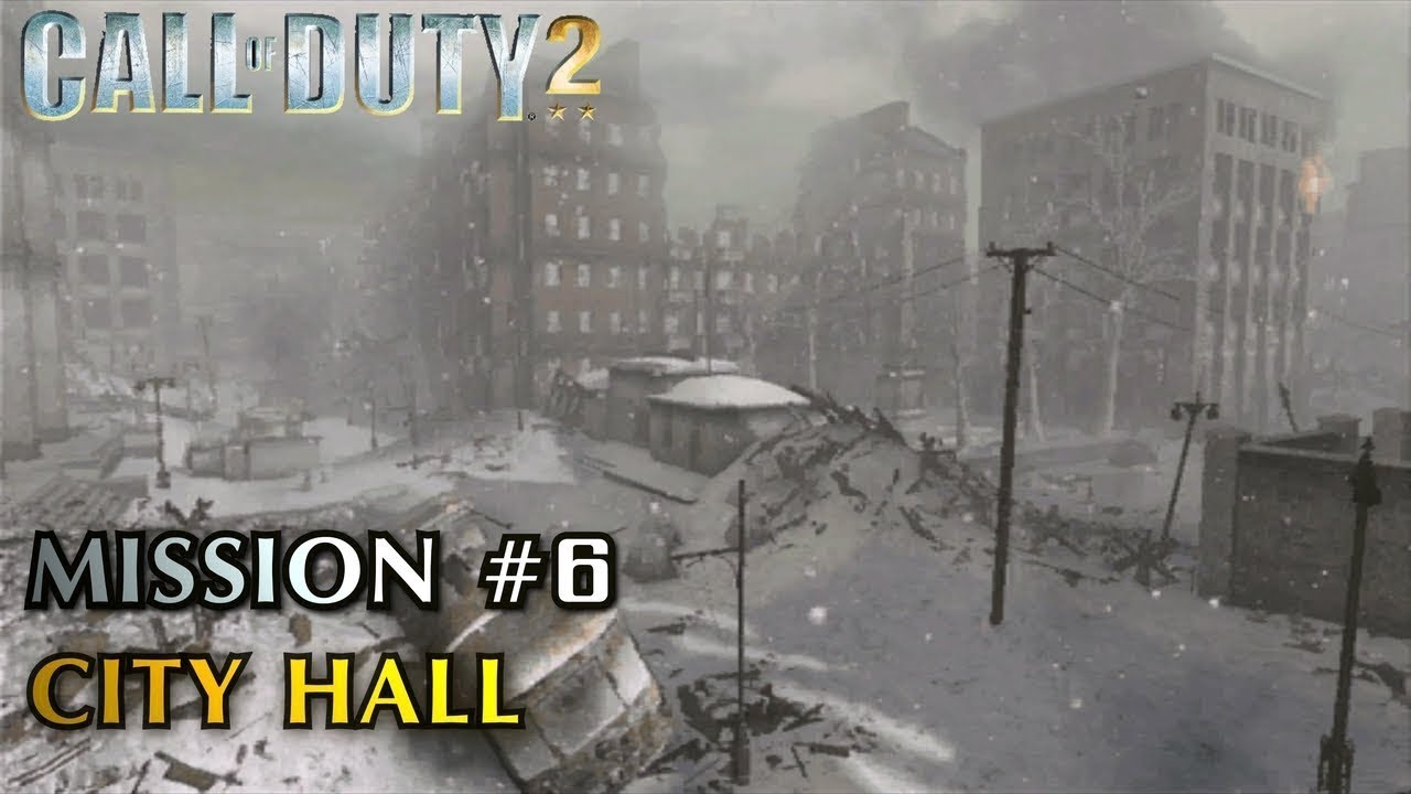 Call of Duty 2 - Mission #6 - City Hall (Soviet Campaign) - YouTube