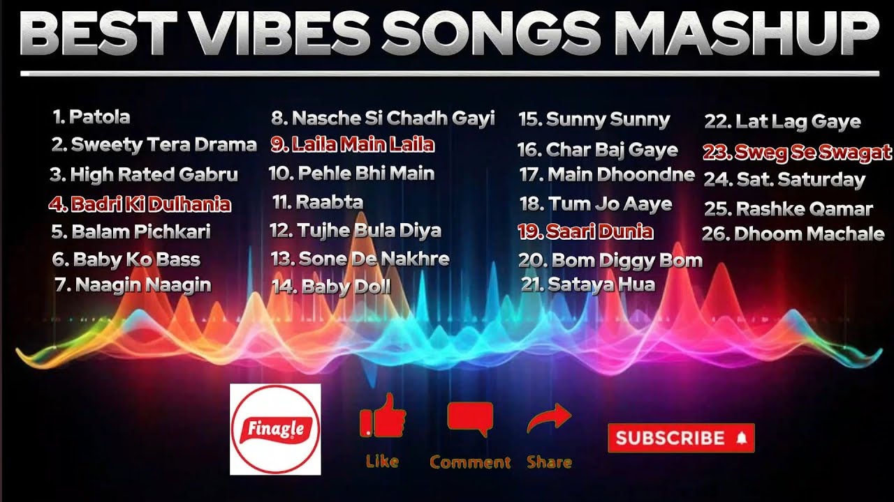 BEST VIBES SONGS MASHUP #honeysingh #music #bollywoodsongs ...