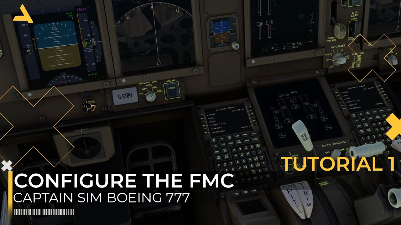 How to Configure the FMC of Captain SIM Boeing 777-300 ER | MSFS 2020 | Tutorial 1 - YouTube