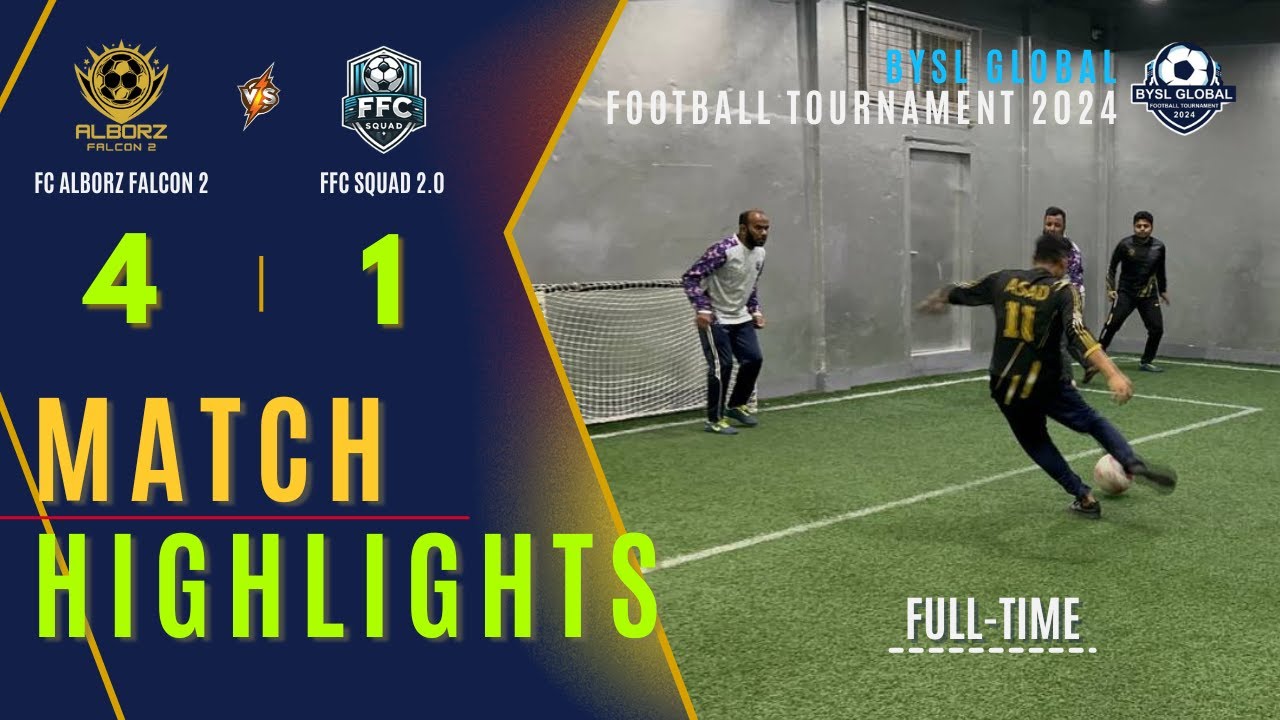 FC Alborz Falcon 2 vs FFC Squad 2.0 | Highlights | BYSL Football ...