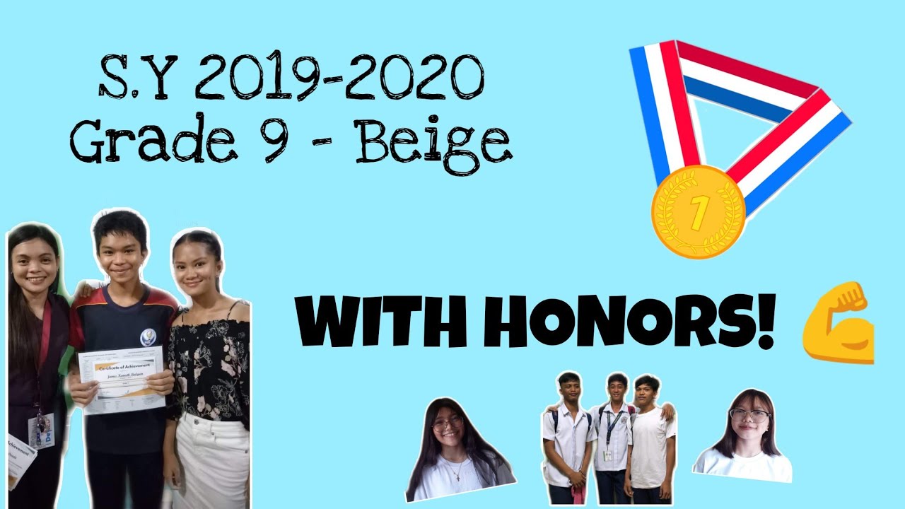 E - Recognition Day of my Class😁 Grade 9- Beige S. Y 2019-2020 - YouTube