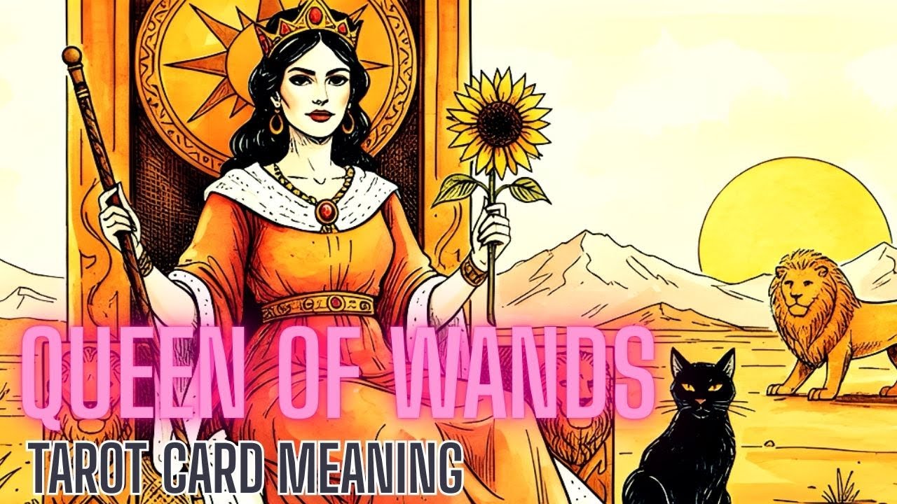 How to Read Tarot: The Queen of Wands Tarot Card Meaning - YouTube