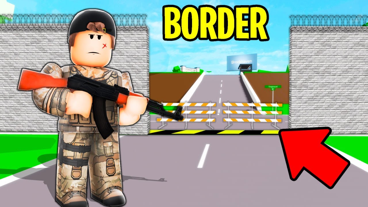 I Opened A FAKE BORDER in Brookhaven RP!! - YouTube