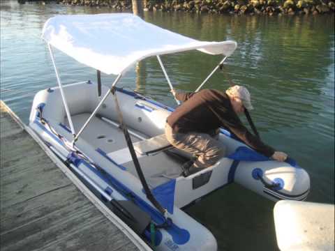 Assembly of Electric-Solar Powered Inflatable Dinghy - YouTube
