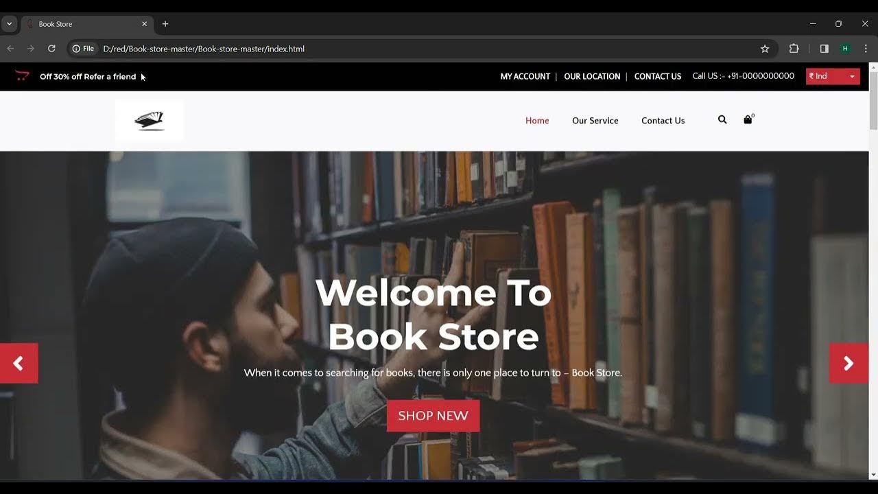 CS50's final project Book Store - YouTube