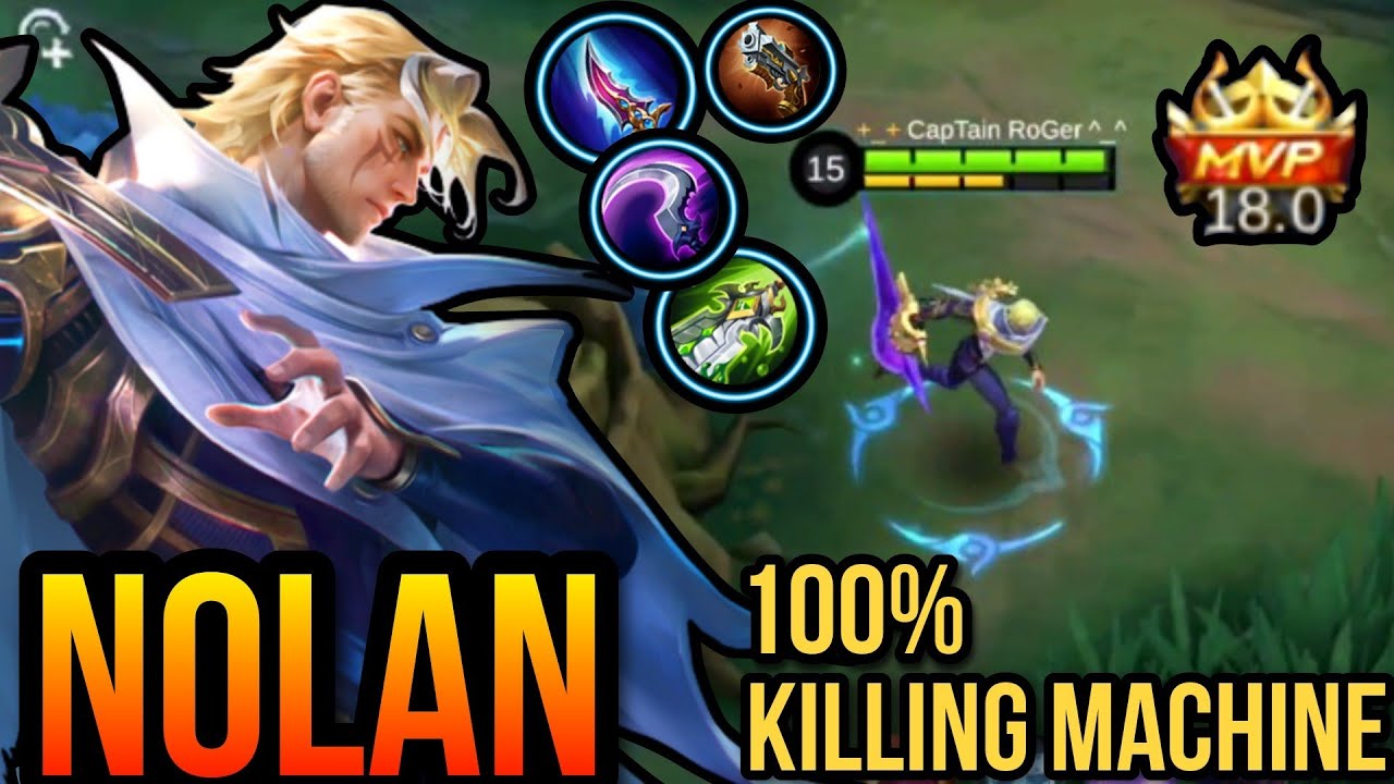 Super Intense Battle Nolan 100% Killing Machine | Top 1 Global Nolan ...