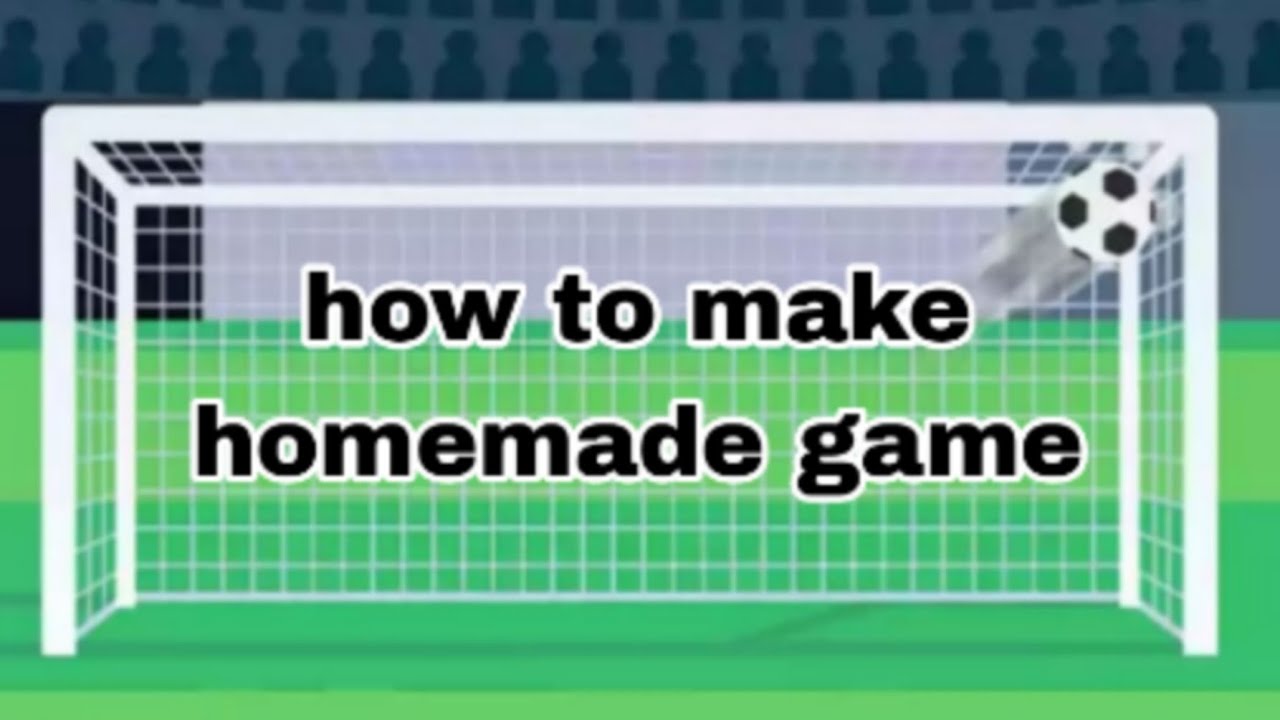 how to make homemade football game. - YouTube