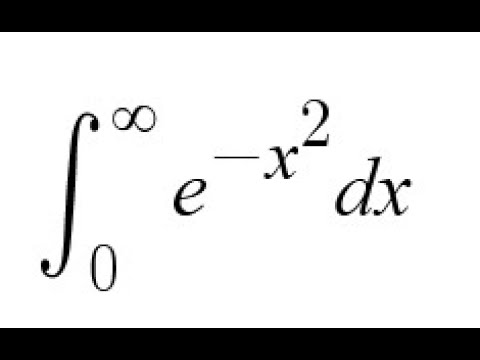 Feynman integration example 9 - The Gaussian Integral - Lecture - YouTube