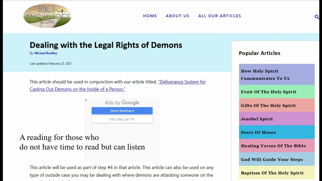Dealing with the legal rights of demons intro - YouTube