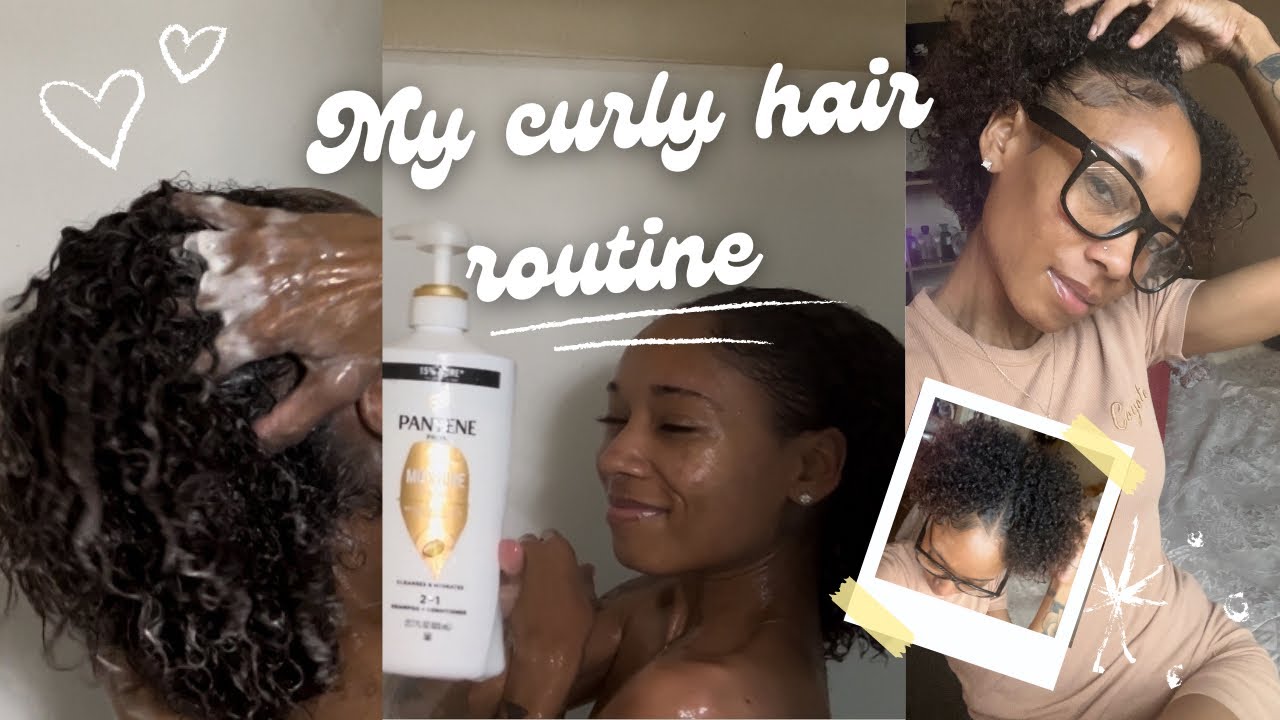 My Curly Hair Routine: Wash routine, Less frizz & long lasting bouncy ...