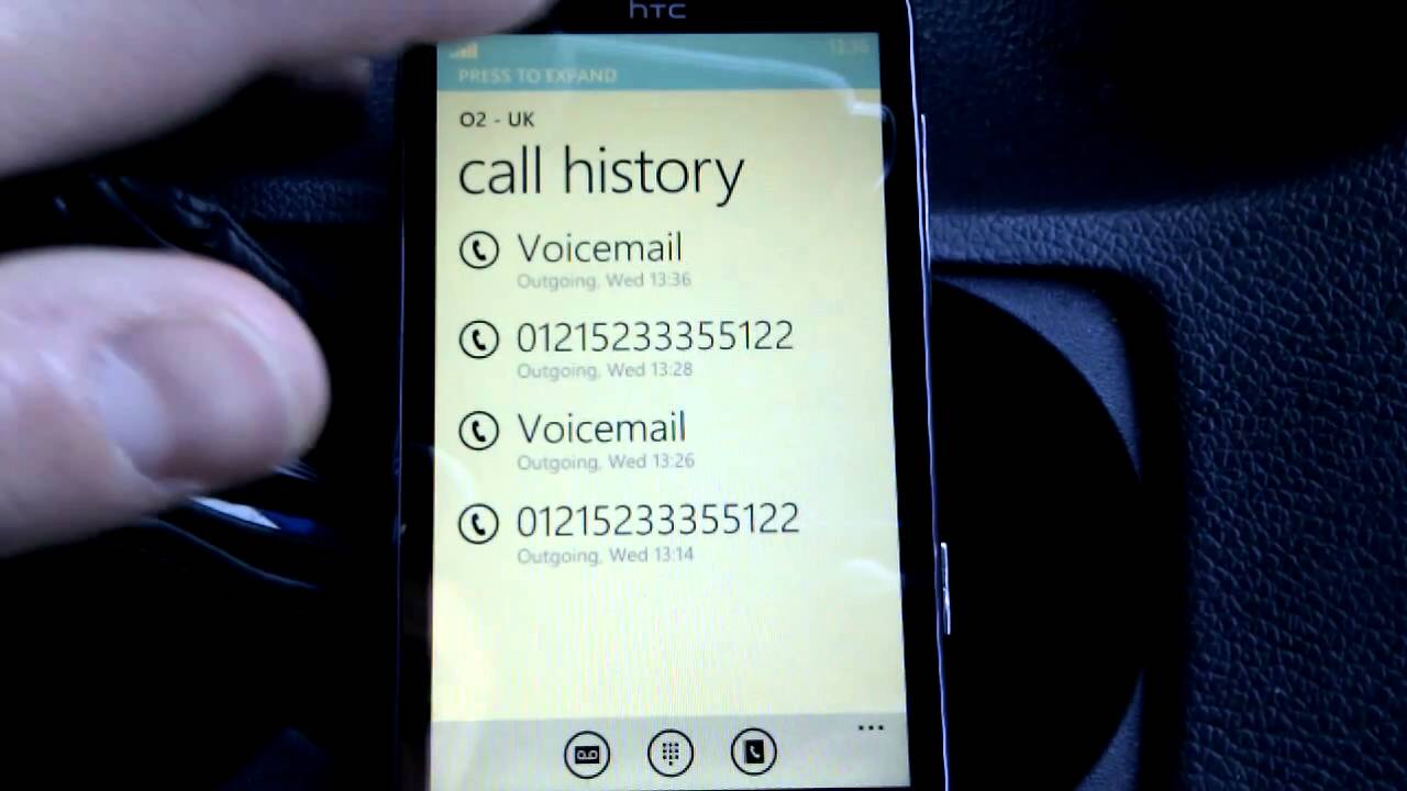 Calling and texting in Windows Phone 7 - YouTube