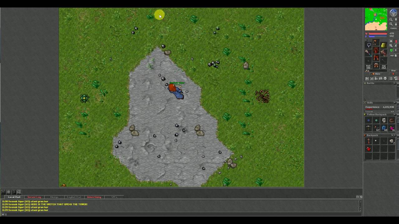 Tibia - Triangle Tower Quest - YouTube