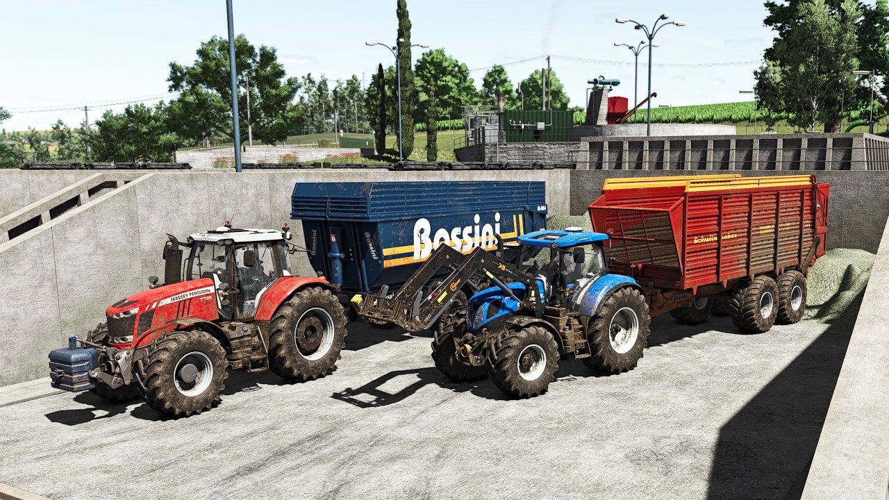 FS25 Etruria. Silage Massey Ferguson 7720, Claas Jaguar 900, New ...