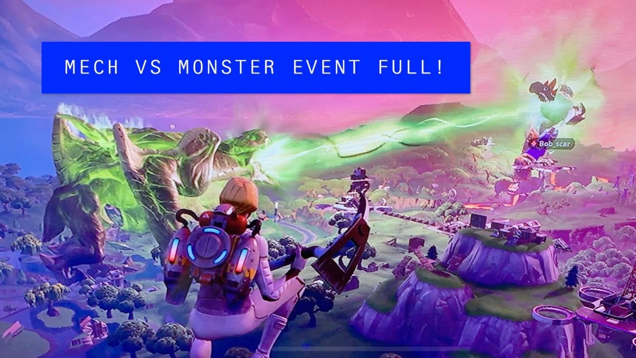 Fortnite New Monster vs Mech Event!!!!!!!!!!!!!! - YouTube