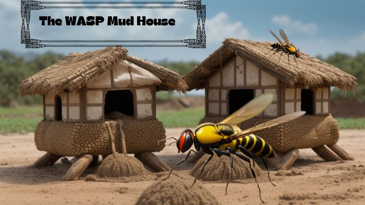 Insect "MUD HOUSES " || Engineers of Nature || Wasps #wildlife #facts ...