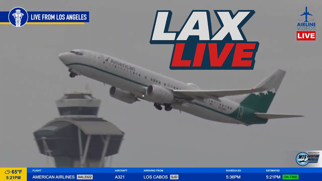 🔴LIVE Los Angeles (LAX) Airport Action! (June 8th, 2025) - YouTube