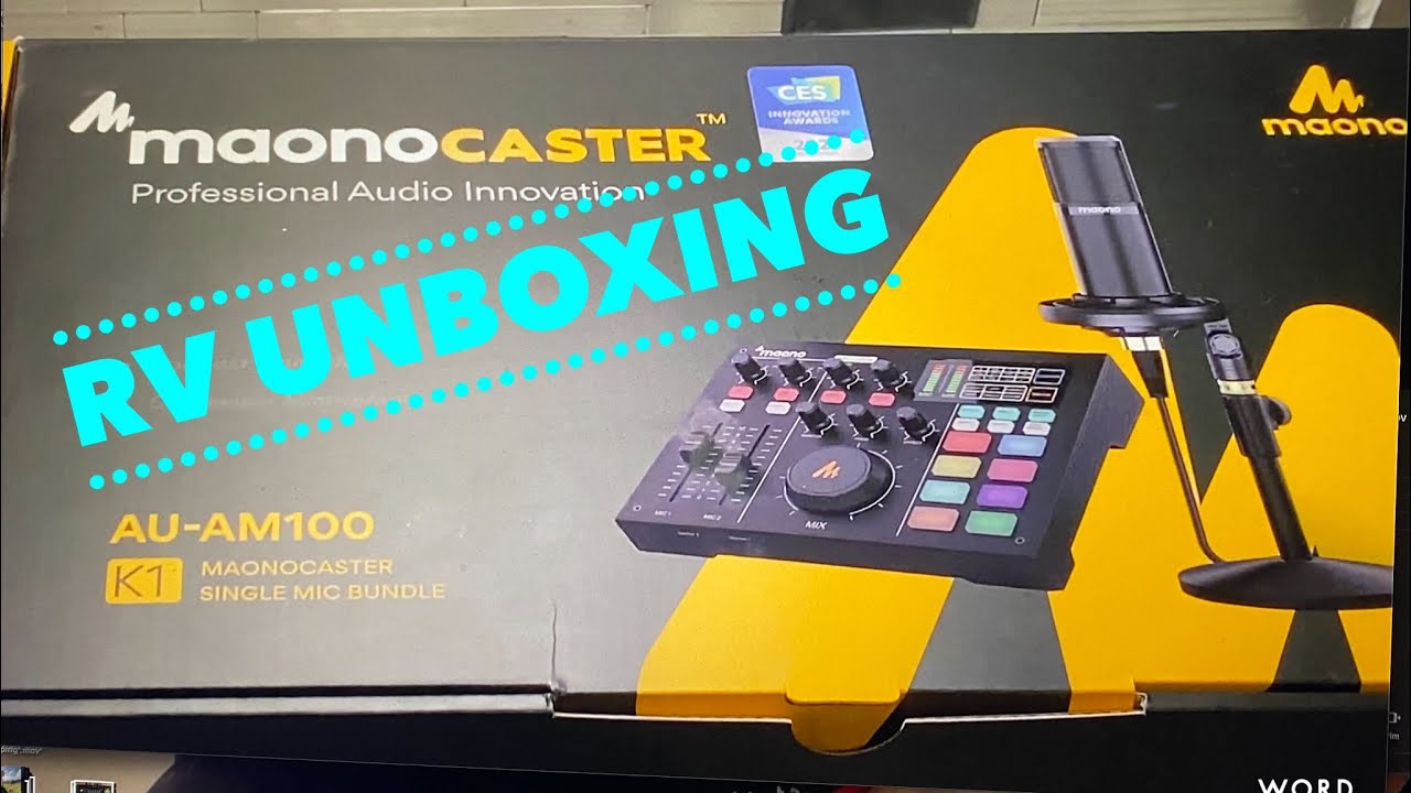 Maono Caster AU AM100 Unboxing - YouTube