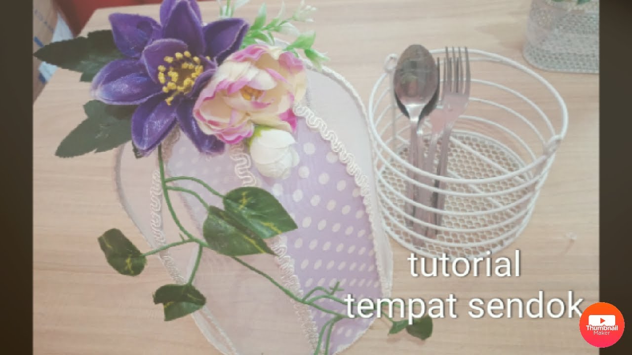 tutorial tempat sendok - YouTube