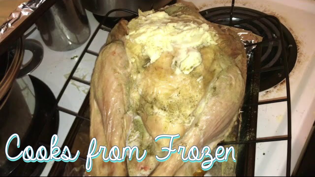 How To Cook a Frozen Solid Thanksgiving Turkey - YouTube