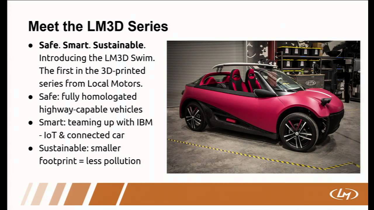 3D CAD and the World's First 3D-Printed Car: Solid Edge University ...