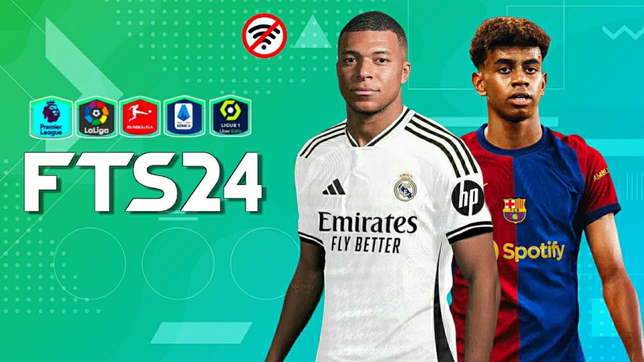 FTS 24 MOBILE™ ANDROID OFFLINE 300 MB NEW KITS 2024/25 REAL FACES AND ...