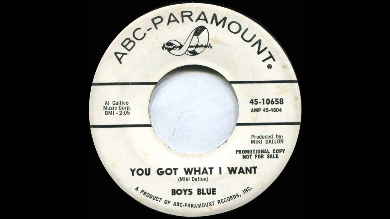 Boys Blue - You got what i want (1964, UK) - YouTube