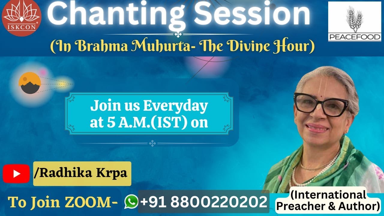 Chanting session day 1725..1.2.26#iskcon #love #devotional # ...