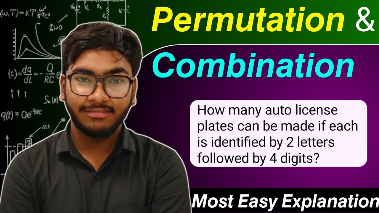 Permutation and Combination || Question Practice || Auto Plate Question ...