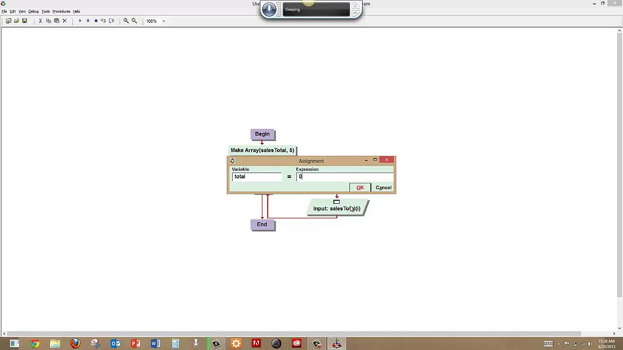 Arrays In Visual Logic Youtube