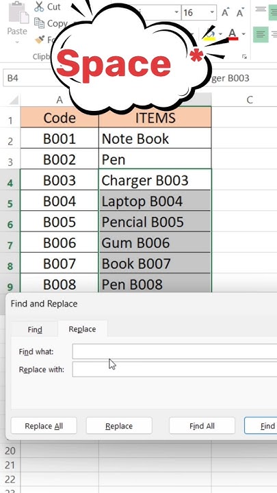 Remove Item Codes from Item Names in Excel: Easy Tutorial #excel - YouTube
