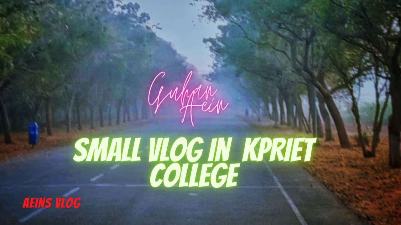 KPR college VLOG... Green campus - YouTube
